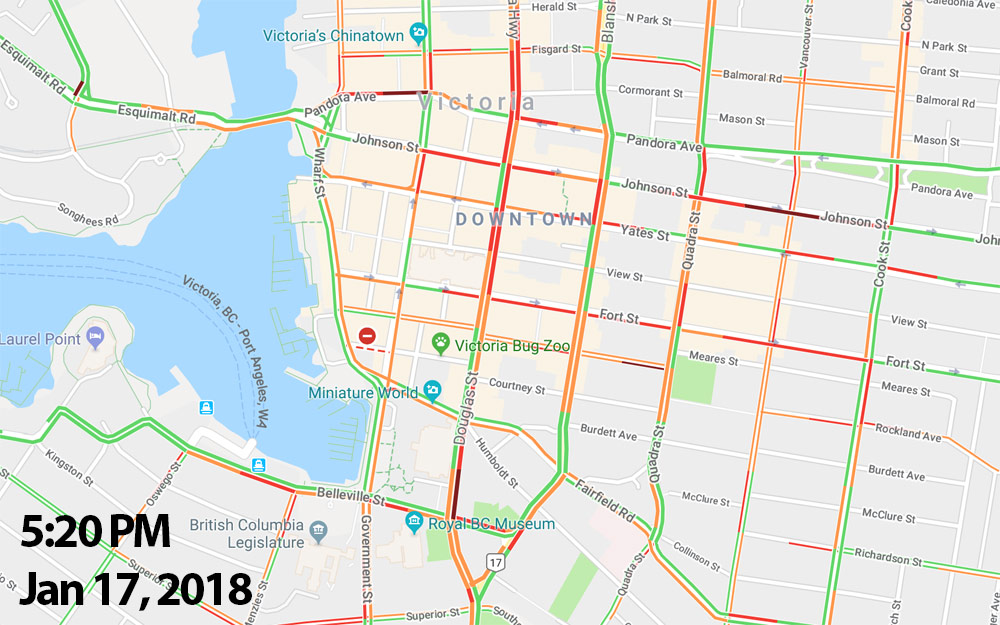 Traffic congestion in Victoria and the south Island - Page 5 - Urban ...